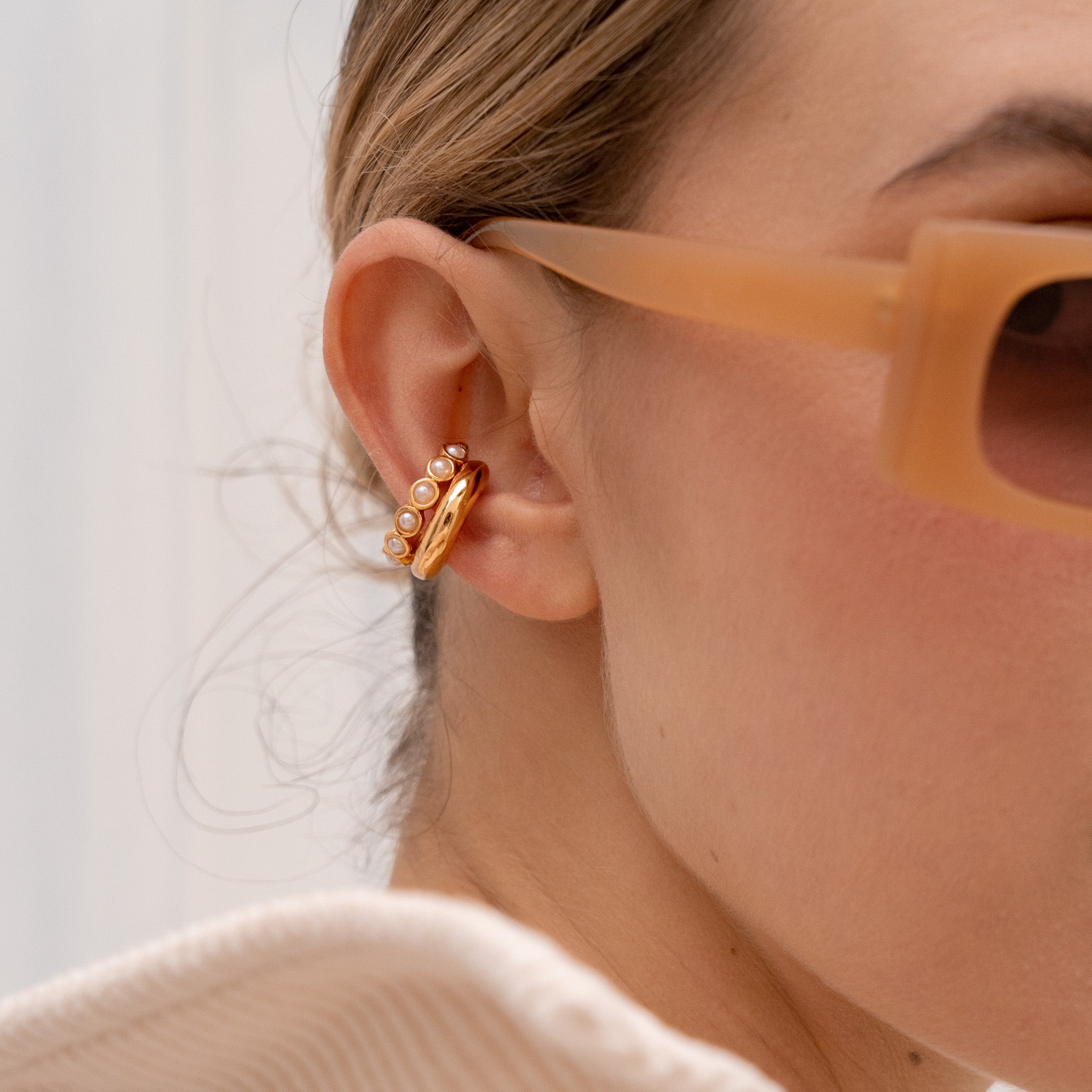 Set Earcuff X2 Basic Pearl – Tienda Marvi